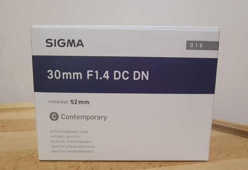 Объектив Sigma F 1.4 DC DN Contemporary Canon