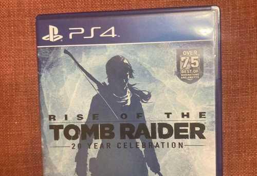 Rise of the tomb raider ps4 диск