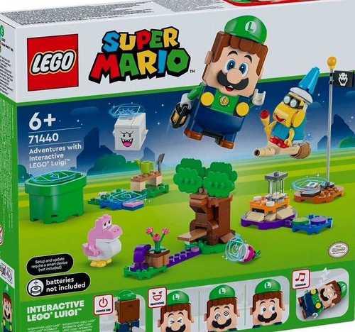 Lego super mario стартовый набор 71440 luigi