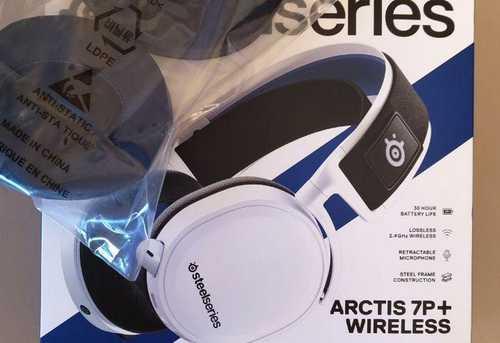 Наушники SteelSeries Arctis 7P+ белый Беспроводные