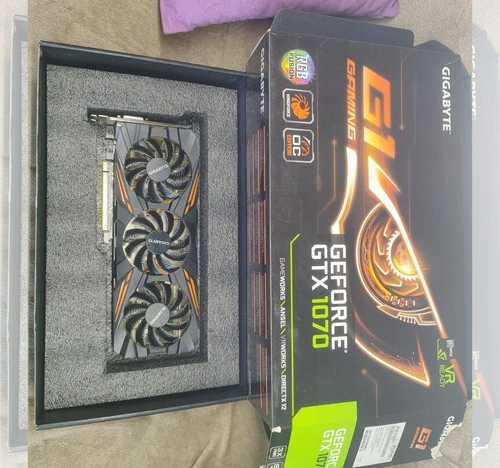 Видеокарта Gigabyte GeForce GTX 1070 G1 gaming 819