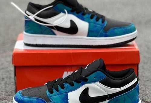 Nike air jordan 1 low tie dye blue
