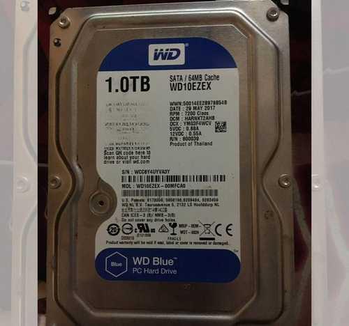 Жесткие диски на 1 TB