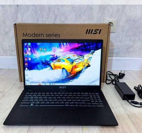 Мощный игровой ноутбук 15.6" MSI Modern 15