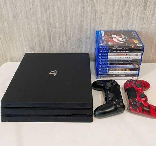 Sony PS4 PRO 1000 гб   12 дисков