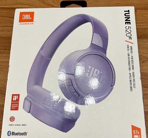 Беспроводные наушники jbl tune 520bt новые