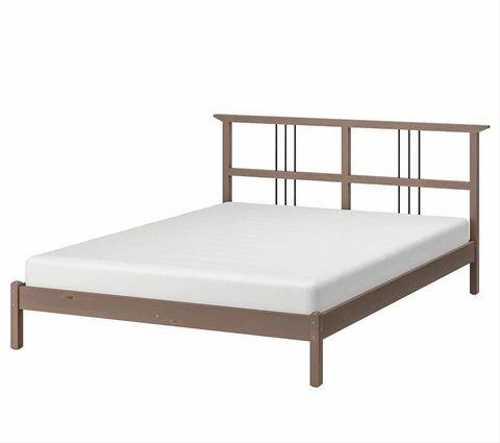 Кровать двуспальная IKEA (160x200) rykene