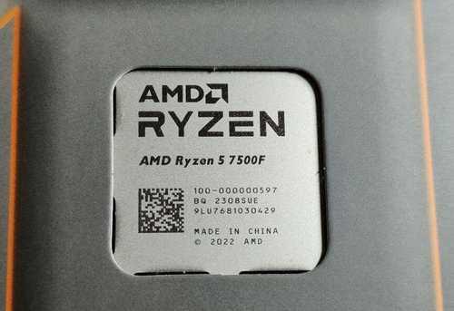 Процессор AMD Ryzen 5 7500F BOX с кулером (new)