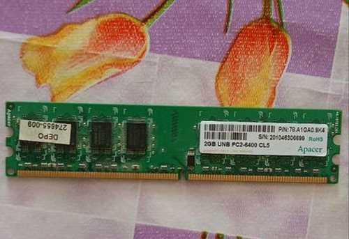 Озу Apacer 2GB DDR2