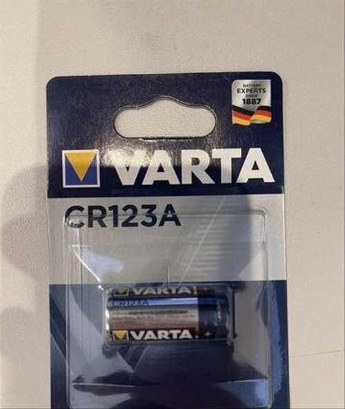Батарейка Varta Lithium CR123A 6205 3В
