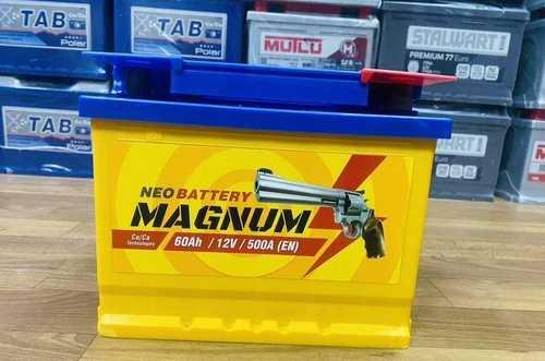 Аккумулятор Magnum 60Ач 500А Установка