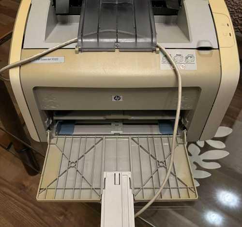 Принтер hp laserjet 1020 ч/б