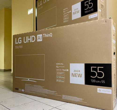 Телевизор lg 55 4K SMART TV аэропульт 2024