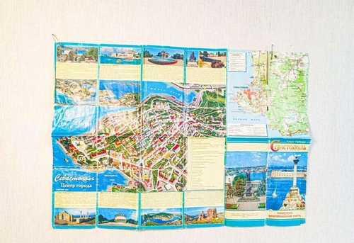 Севастополь туристическая карта План города