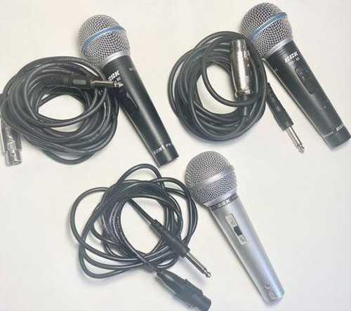 Микрофоны караоке 6.3 BBK динамические