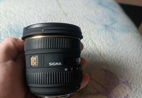 Объектив sigma 10-20mm f/4-5.6 EX DC HSM Nikon