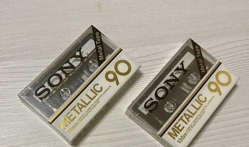 Аудиокассеты новые Sony Metallic 90