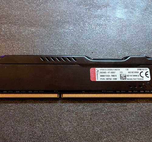 HyperX fury DDR3 16Gb (2x8Gb) 1800 Мгц