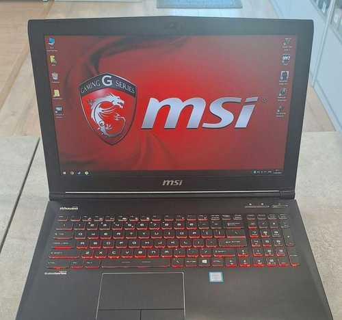 Игровой MSI GE62 6QD (i7 6700HQ/GTX960m/16GB RAM)