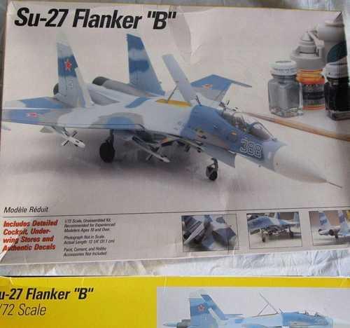 Модель самолёта Su-27 Flanker "B" italeri 1/72