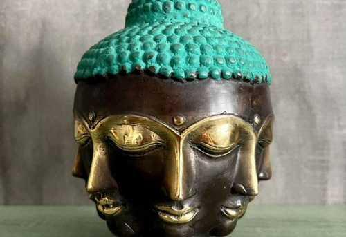 Статуэтка Будда 8 лиц 20 см, бронза