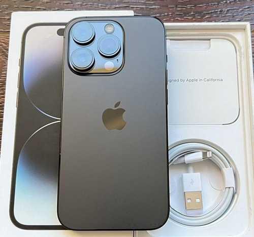 iPhone 14 pro space black 128gb оригинал sim/esim