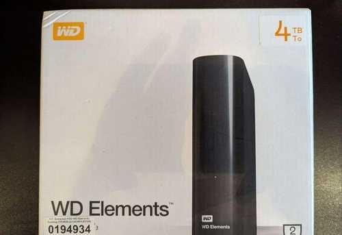 Внешний HDD WD Elements Desktop 4 TB