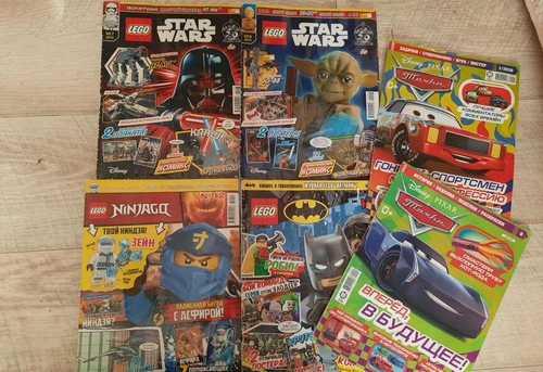 Lego Star Wars,Ninjago журналы, тачки