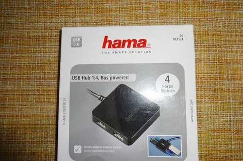 USB-хаб "Hama" 1:4. Новый в коробке