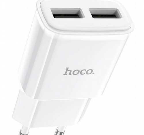 Hoco C88A Star два порта USB, 2.4A, 10.8W белый