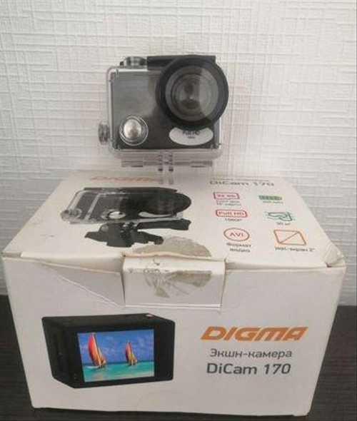 Экшн камера digma DiCam 170