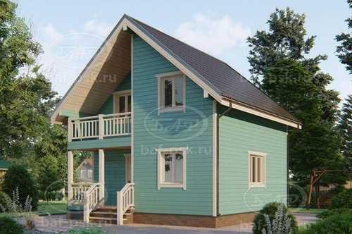 Каркасный дом под ключ дк159