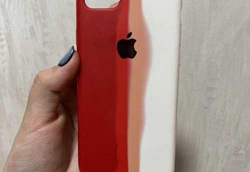 Чехол на iPhone 7,силиконовый-цветной