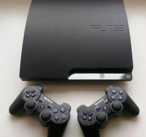 Ps3 Slim + 50 игр + 2 джоя