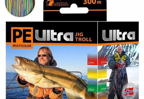 Шнур aqua PE ultra multi JIG troll (20) 0,45mm300m