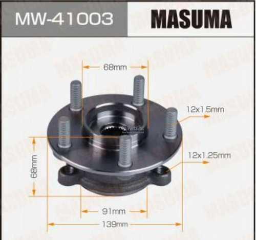 Ступичный узел передн MW41003