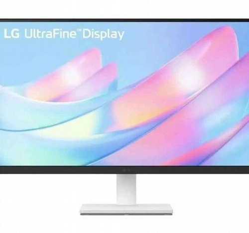 LG 27" UltraFine 27US500-W серебристый IPS LED 16:9 hdmi матовая Piv 1000:1 300cd 178гр/178гр 3840x2