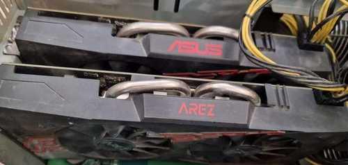 Видеокарты Asus arez rx 580 8 Gb