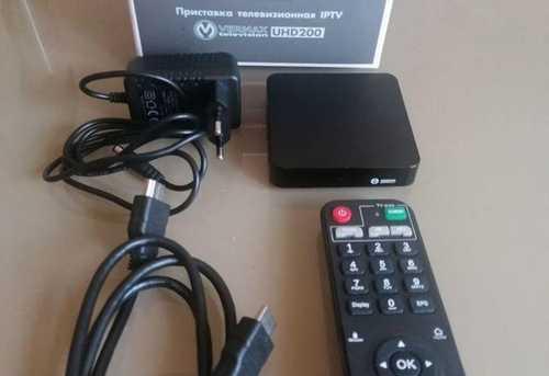 Приставка телевизионная iptv vermax UHD200 смарт