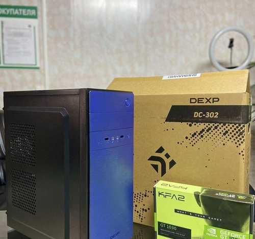 Игровой пк i5-7600K / 16GB / GT 1030 2GB / SSD