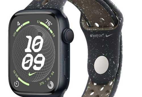 Apple Watch Series 9, 45 мм Midnight, Nike Sport B