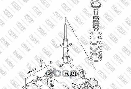 Сайлентблок рычага suzuki grand vitara 06- пере