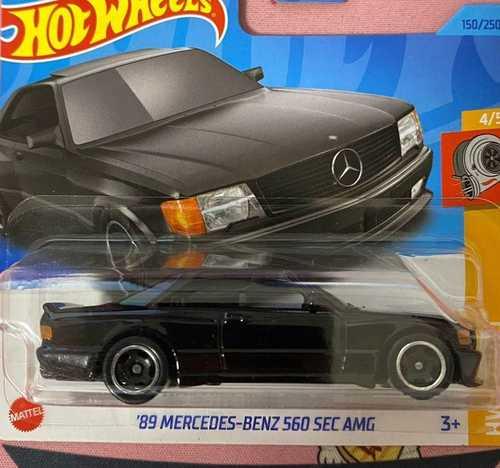 Hot Wheels «'89 Mercedes-Benz 560 SEC AMG»