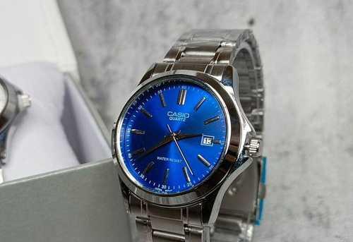 Часы Casio синий циферблат