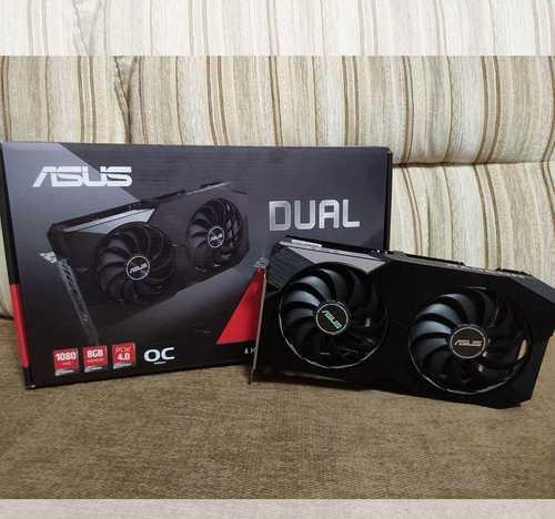 Видеокарта asus AMD Radeon RX 6600XT Dual