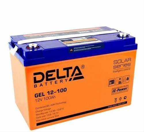 Гелевые аккумуляторы Delta GEL12-100