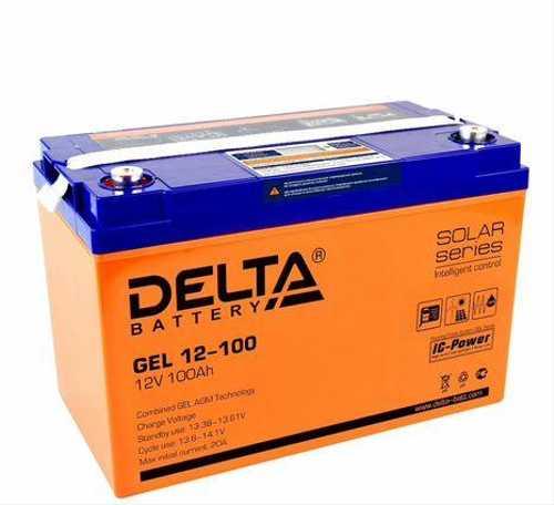 Гелевые аккумуляторы Delta GEL12-100