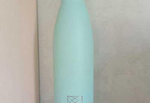 Термос бутылка мятного цвета
