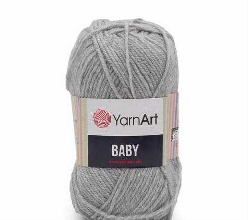 Пряжа YarnArt 'Baby' 50гр 150м (100 акрил) (195 се
