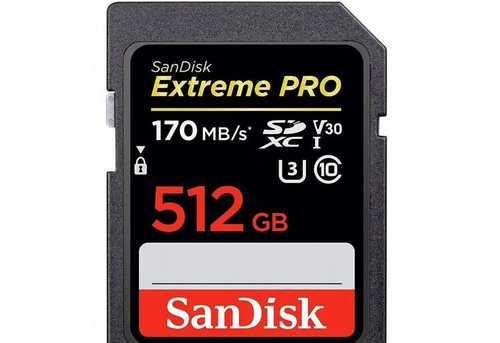 Новая sandisk 512Gb Extreme Pro sdxc Карта памяти